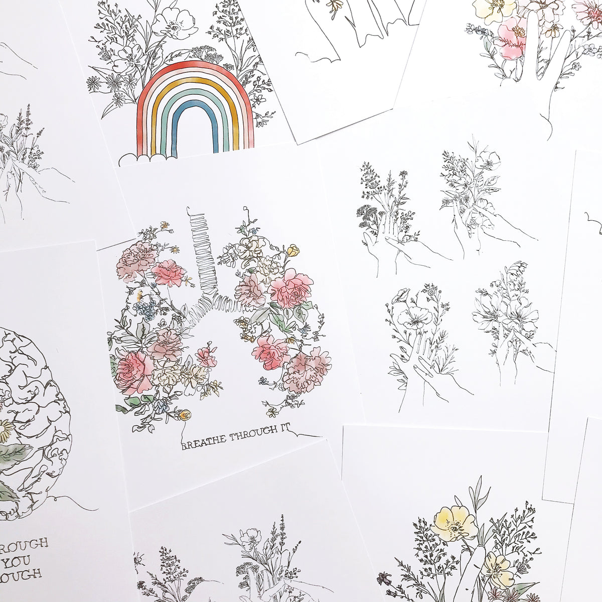 British Sign language and Line Drawing prints – Gem Pang Illustration