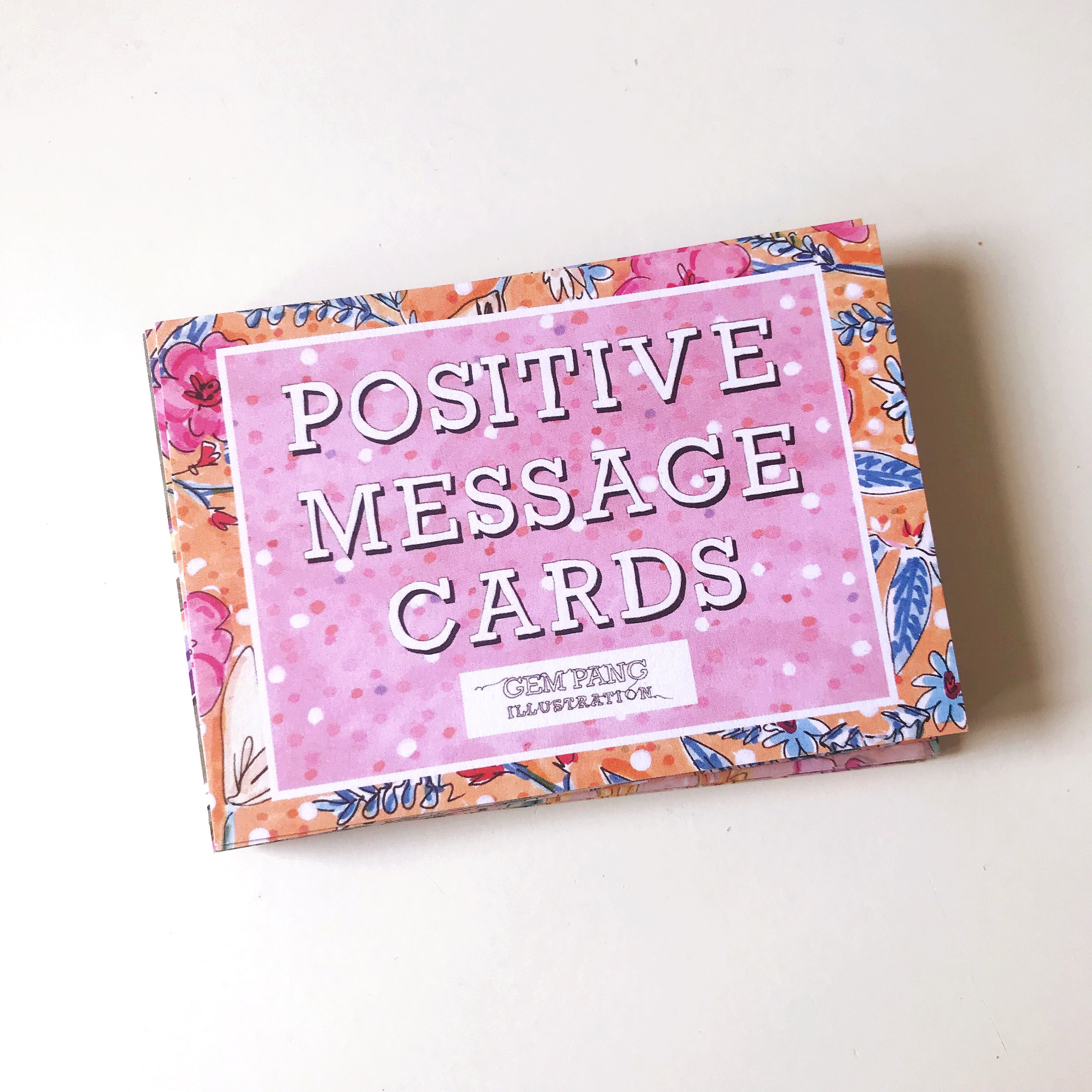 Positive Message Cards – Gem Pang Illustration
