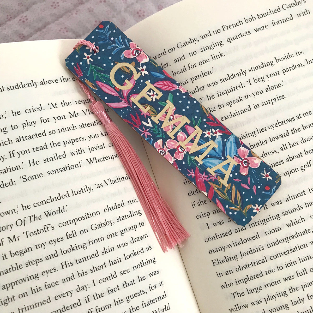 Personalised Wooden Bookmark ( NEW & More Patterns available) – Gem ...