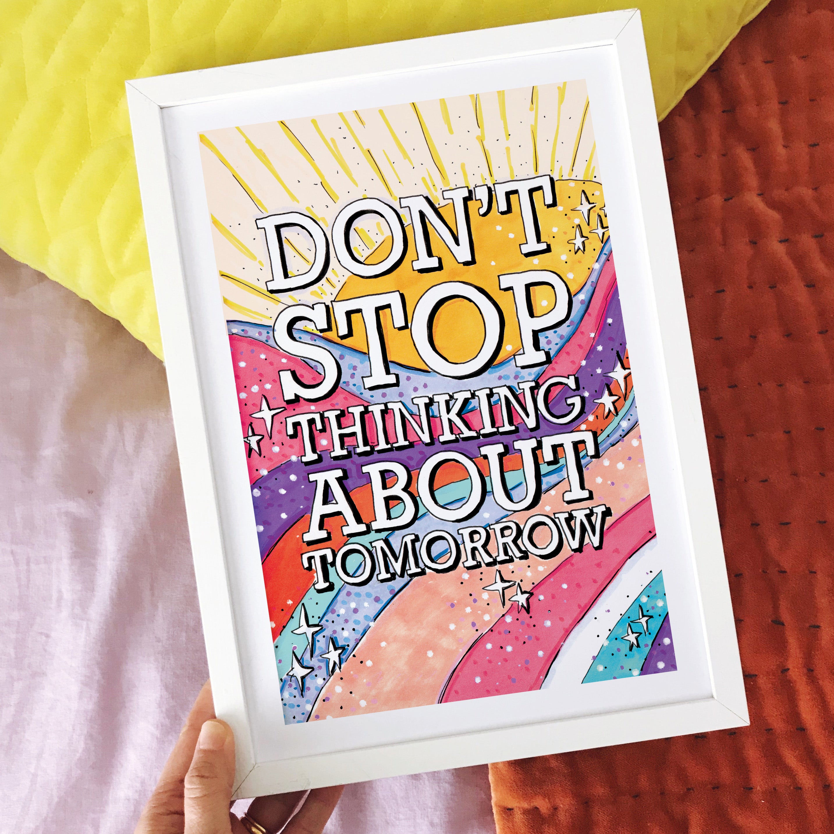 Don't Stop Thinking About Tomorrow – Gem Pang Illustration